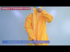 PP PE coated Disposable Coverall