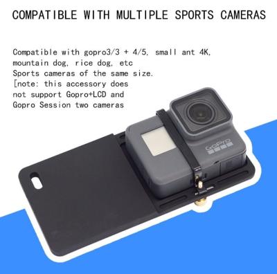 China For GoPro 6/5/4/3 Zhiyun Smooth-Q 3 III DJI Osmo Mobile Feiyu Vimble C Mount Plate for Xiaomi Yi 4K Action Camera for sale