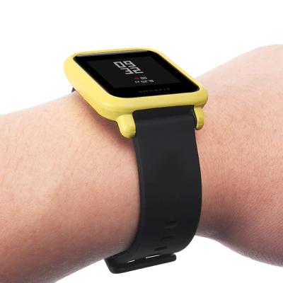 China Huami Colorful Frame PC Case Cover Protect Shell For Huami Amazfit Bip Younth Watch hard plastic protective bumper case for sale