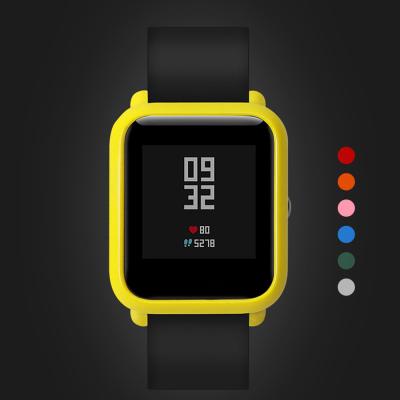 China xiaomi huami amazfit bip lite version smart watch PC Colorfull Protector Case with retailer package for sale