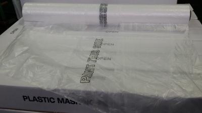 China plastic colorful paint protective car masking film with dispenser box 4mx300m for sale