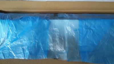 China Blue color plastic static car masking film for car body repair center for sale