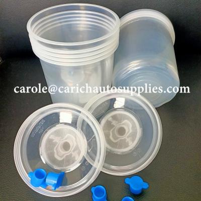 China paint sprayer air spray gun paint preparing mixing cup colorful lid for car spray booth for sale