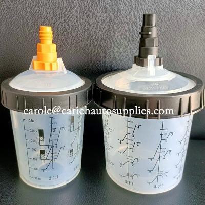 China plastic microfiber adapter with paint spray gun cup for car spray booth for sale