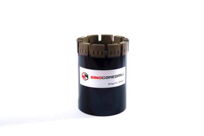 China NW HW Diamond Casing Shoe Diamond Core Bit , Durable Impregnated Diamond Core Drill Bit for sale
