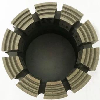 China Perfis padrão DCDMA, pedaços de núcleo de diamante impregnados com boa estabilidade de perfuração à venda