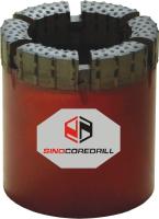 China Surface Set Diamond Core Bits Hard Matrix 30/40 SPC for Medium Formation Drilling for sale