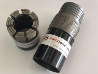 China Wireline Impregnated Diamond Core Drill Bit NQ3 75.18mm OD for Mineral Exploration for sale