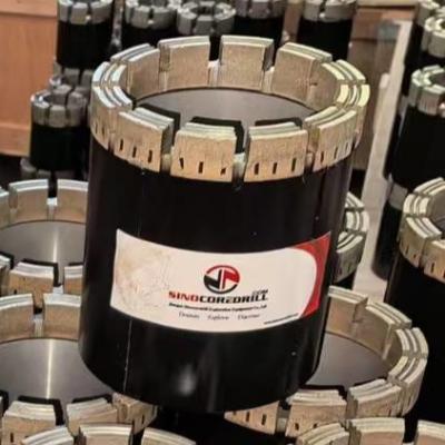China PQ Matrix Layer Diamond Core Bit Optimized For Abrasive Hard Rock Formations for sale