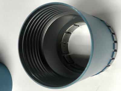 China NTW Thin Wall Turbo Type Double Tube Diamond Core Bit , Diamond Drill Bit for sale