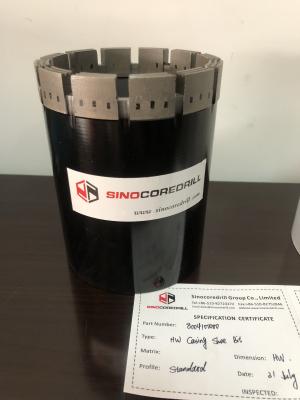 Cina uso regolare del canale navigabile di stile impregnato diamante W della scarpa per tubi di 117.65mm HWT HW in vendita