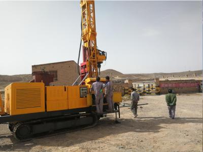 China RC300 Full Hydraulic Top Drive Crawler Core Drill Rig Borehole Depth 300 M for sale