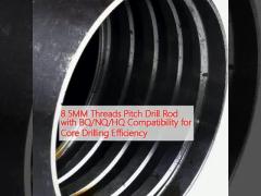 8.5MM draad pitch boorstaaf met BQ / NQ / HQ compatibiliteit voor kern boor efficiëntie