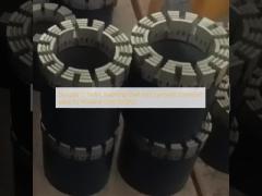 Concha de revestimento durável da série Q com diamante sintético para perfuração de núcleo de linha de fio