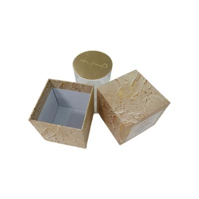China Handmade Custom Super Luxury 4C Printed Votive Candle Set Holographic Packaging Gift Boxes With Lid for sale