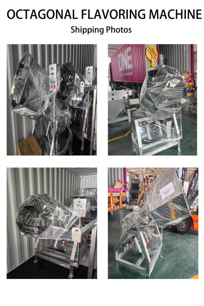 Standard packaging for octagonal flavoring machine