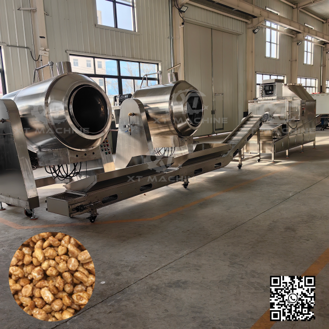 WNCG-90 Fully Automatic Temperature Control Roller Roaster Machine