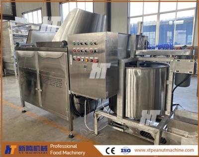 China SUS304 Peanut Frying Machine Automatic Batch Frying Machine De Oiling Machine for sale