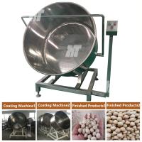 China 100kg/H Automatic Peanut Coating Machine Hazel Rotary Peanut Processing Machine for sale