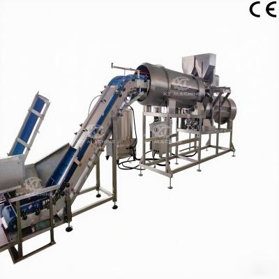 中国 全自動高精度調味機 二重ドラムフレーバーマシン ナッツ スナック 肉用 販売のため