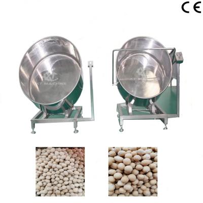 China Almond Peanut Single Powder Coating Machine SUS304 Automatic Powder Coating Machine 0.55kw With Electricity Heating Method for sale