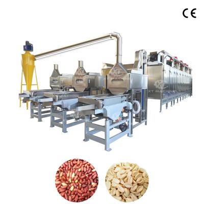 Cina Vendita diretta di fabbrica Alta qualità Split Peanut Blanching Machine Air Peeling Machine in vendita