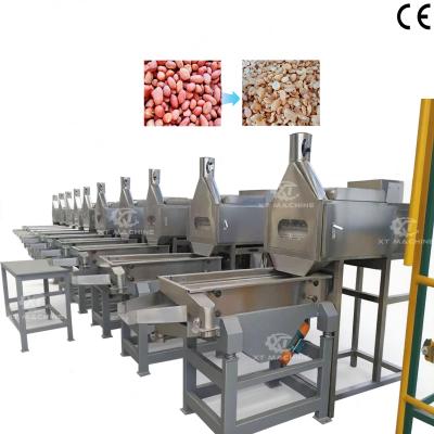 China 600-800 kg/h Máquina automática de descascar amendoim para a indústria alimentar à venda