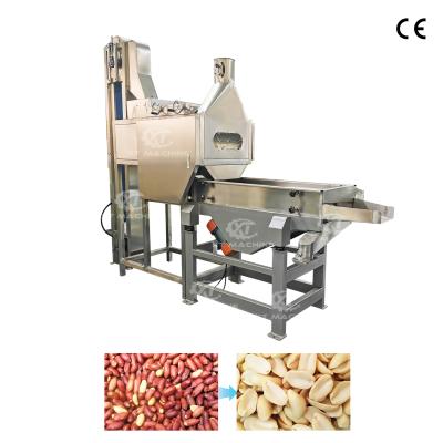 China 600-800 kg/h Máquina automática de descascar amendoim para a indústria alimentar à venda