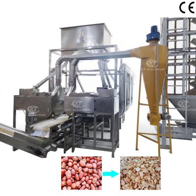 China 600-800 kg/h Máquina automática de descascar amendoim para a indústria alimentar à venda