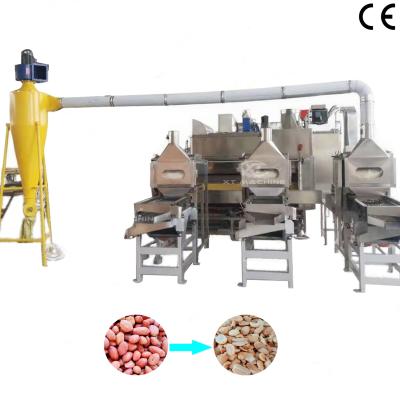 China Máquina de corte e blanqueamento de amendoim totalmente automática de alta taxa de branqueamento à venda