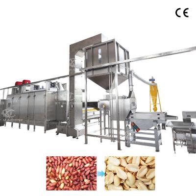 China Máquina de corte e blanqueamento de amendoim totalmente automática de alta taxa de branqueamento à venda