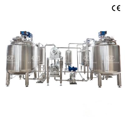 China Driedeklaars roestvrij staal Koel-/mengtank Industrieel emulgerend mengtank Te koop