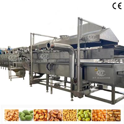 China Roestvrijstalen continue cornflakes, noten en pinda's frituurmachine met grote capaciteit en CE-certificering Te koop