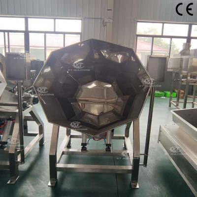 Китай S304 Восьмиугольная машина для приправ для закусок 500 кг/ч, пищевой миксер продается