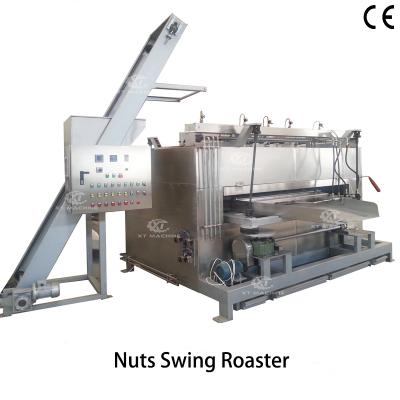 Cina 50 kg/h di acciaio inossidabile con rivestimento di noccioline Roaster swing 220V/380V in vendita