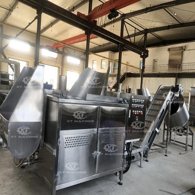 China Freidora de nueces SUS304 de 100 kg/h para procesamiento de maní y frijoles con CE en venta