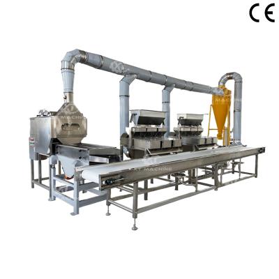 China SUS304 Mobiele Industriële Transportband voor Pindaverwerking Te koop