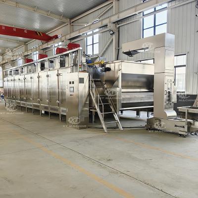 Cina Tostatrice continua per frutta secca 500 kg/h Controllo PLC Acciaio Inossidabile in vendita