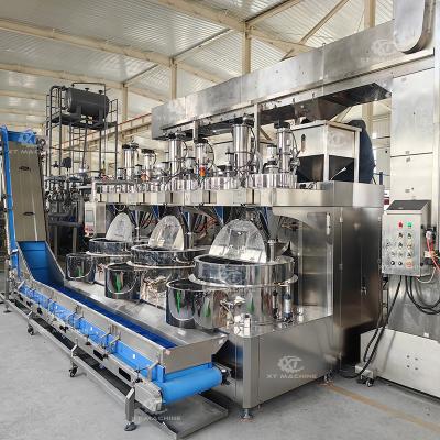 China Automatische Notenroermachine 500-1000kg/u met PLC-besturing Te koop