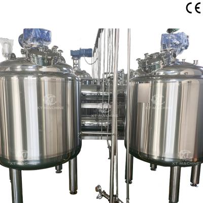 China SS304 Peanut Butter Mixing Tank De-gassing Tank 200L-1000L for sale