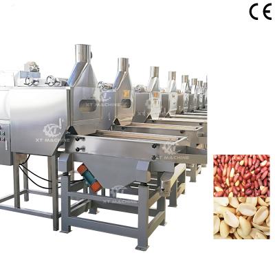 China Stainless Steel 304 Peanut Slitting and Blanching Machine for Blanched Peanut Output in Food Application for sale