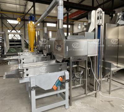 China Stainless Steel 304 Peanut Slitting and Blanching Machine for Blanched Peanut Output in Food Application for sale