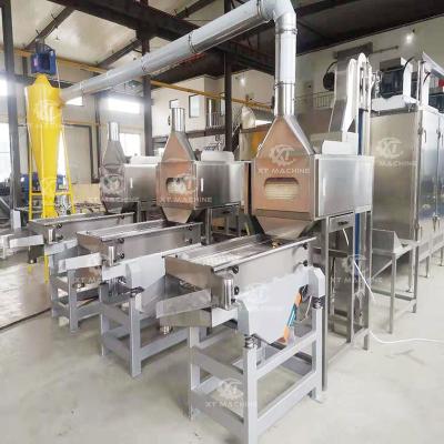 China Stainless Steel 304 Peanut Slitting and Blanching Machine for Blanched Peanut Output in Food Application for sale