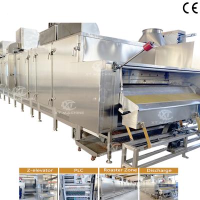 China Electric Heating Nut Roaster Machine with Air Cooling for Nuts Processing Plants for sale