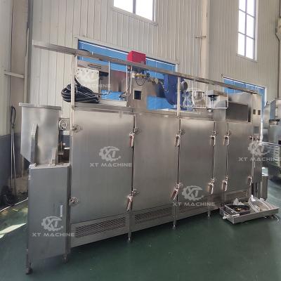 China Continuous Belt Type Roasting Machine with 500kg/h-1000kg/h Capacity for Nut Processing Plants for sale