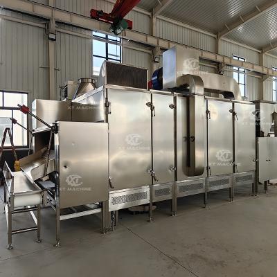 China Continuous Belt Type Roasting Machine with 500kg/h-1000kg/h Capacity for Nut Processing Plants for sale