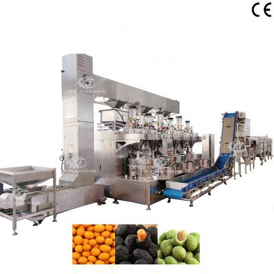 China Grado alimenticio SUS304 Nuts Coating Equipos de fritura Frito Línea de producción de cacahuetes recubiertos en venta