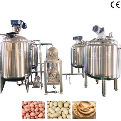 China Industrial Emulsifying Mixing tank Peanut Butter Blending/De-gassing Tank for sale