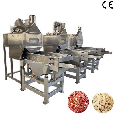 China Food Grade Automatic Peanut Blanching and Splitting Machine with Split Rate <15% for Industrial Use for sale