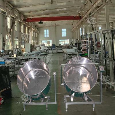 China 100kg/h Capacity SUS304 Peanut Coating Machine For Low Noise Non-Pollution And Easy To Clean Nut Processing for sale